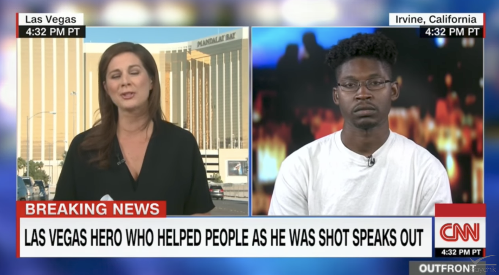 Vegas Hero Who Saved 30 People Reunited With Cop Who Saved Him ...